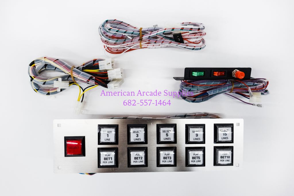 WMS 550 Gaming Harness – american arcade supplies